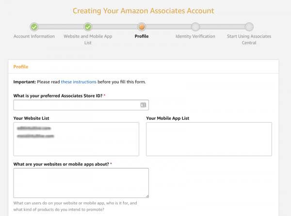 Join the Amazon Affiliate Program — Step By Step Instructions