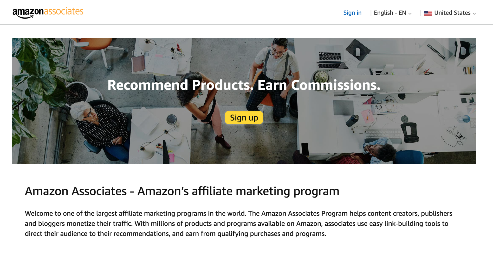 Join the Amazon Affiliate Program — Step By Step Instructions