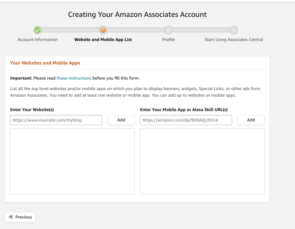 Join the Amazon Affiliate Program — Step By Step Instructions