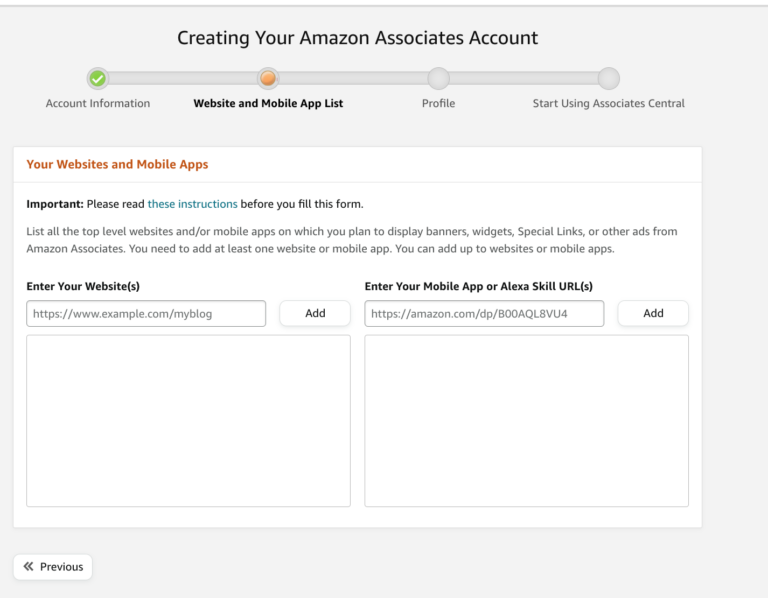 Join the Amazon Affiliate Program — Step By Step Instructions
